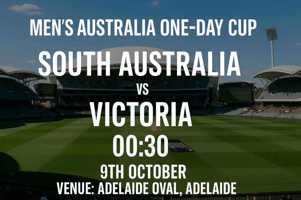 SA vs VIC One-Day Cup Preview & Prediction