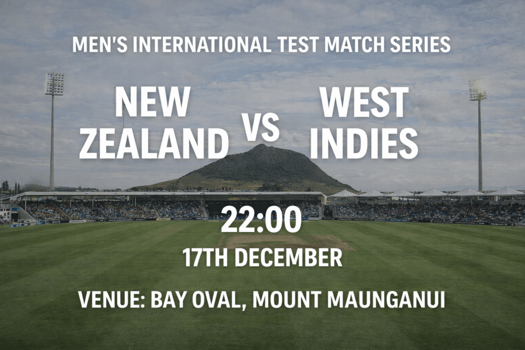 New Zealand vs West Indies Test Preview