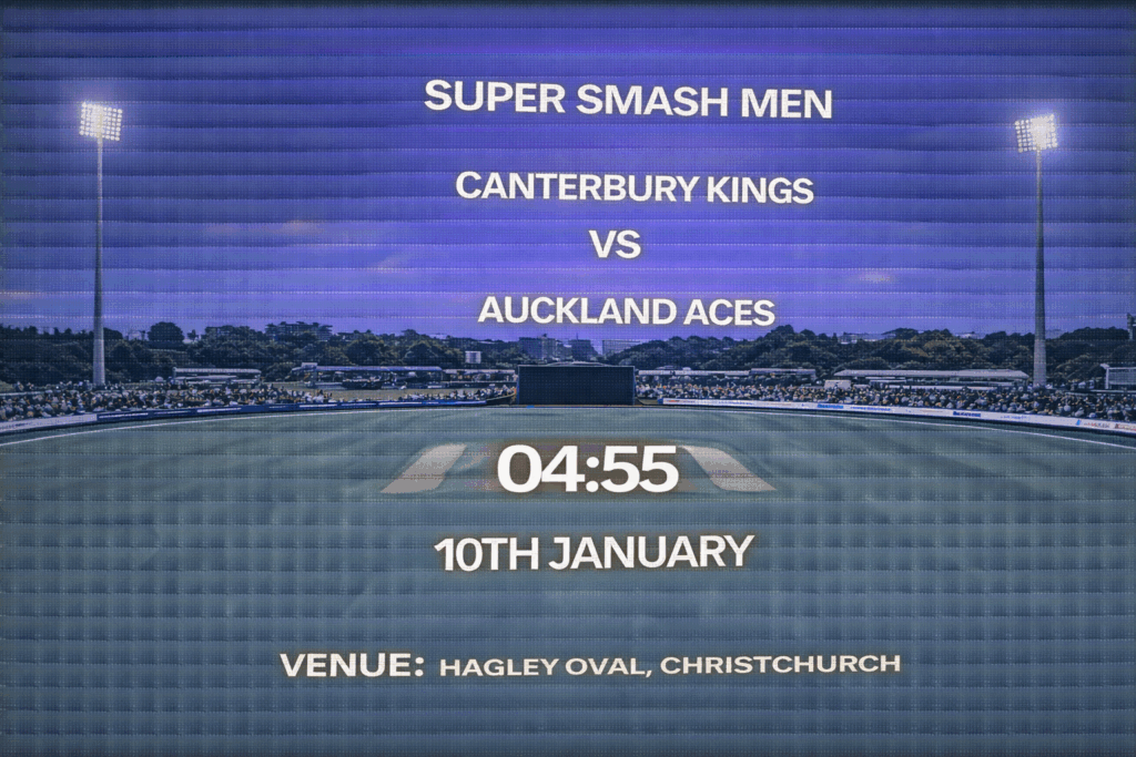 Canterbury Kings vs Auckland Aces Super Smash Preview