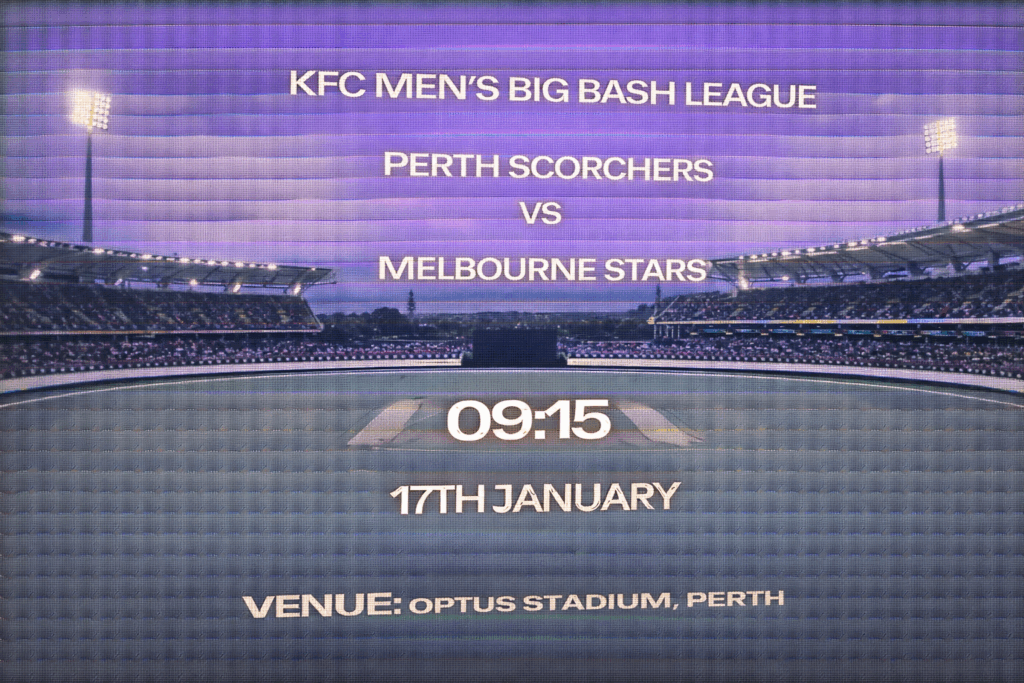 Perth Scorchers vs Melbourne Stars BBL Preview