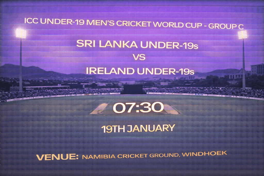 Sri Lanka Under-19s vs Ireland Under-19s World Cup Preview