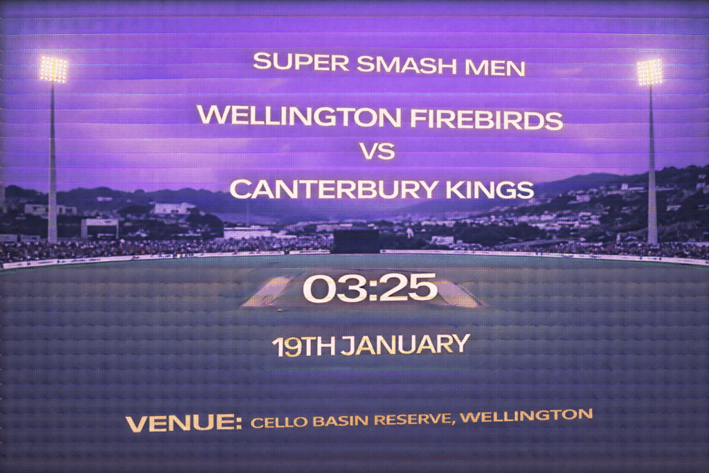 Wellington Firebirds vs Canterbury Kings Super Smash Preview