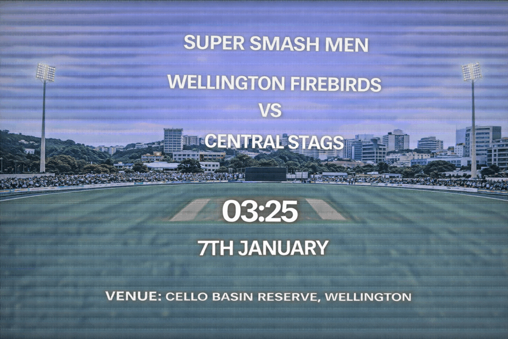 Wellington Firebirds vs Central Stags Super Smash Preview