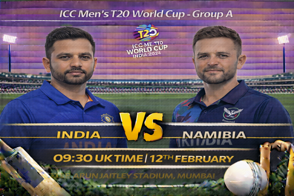 India vs Namibia T20 World Cup Preview