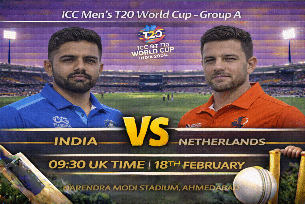 India vs Netherlands T20 World Cup Preview